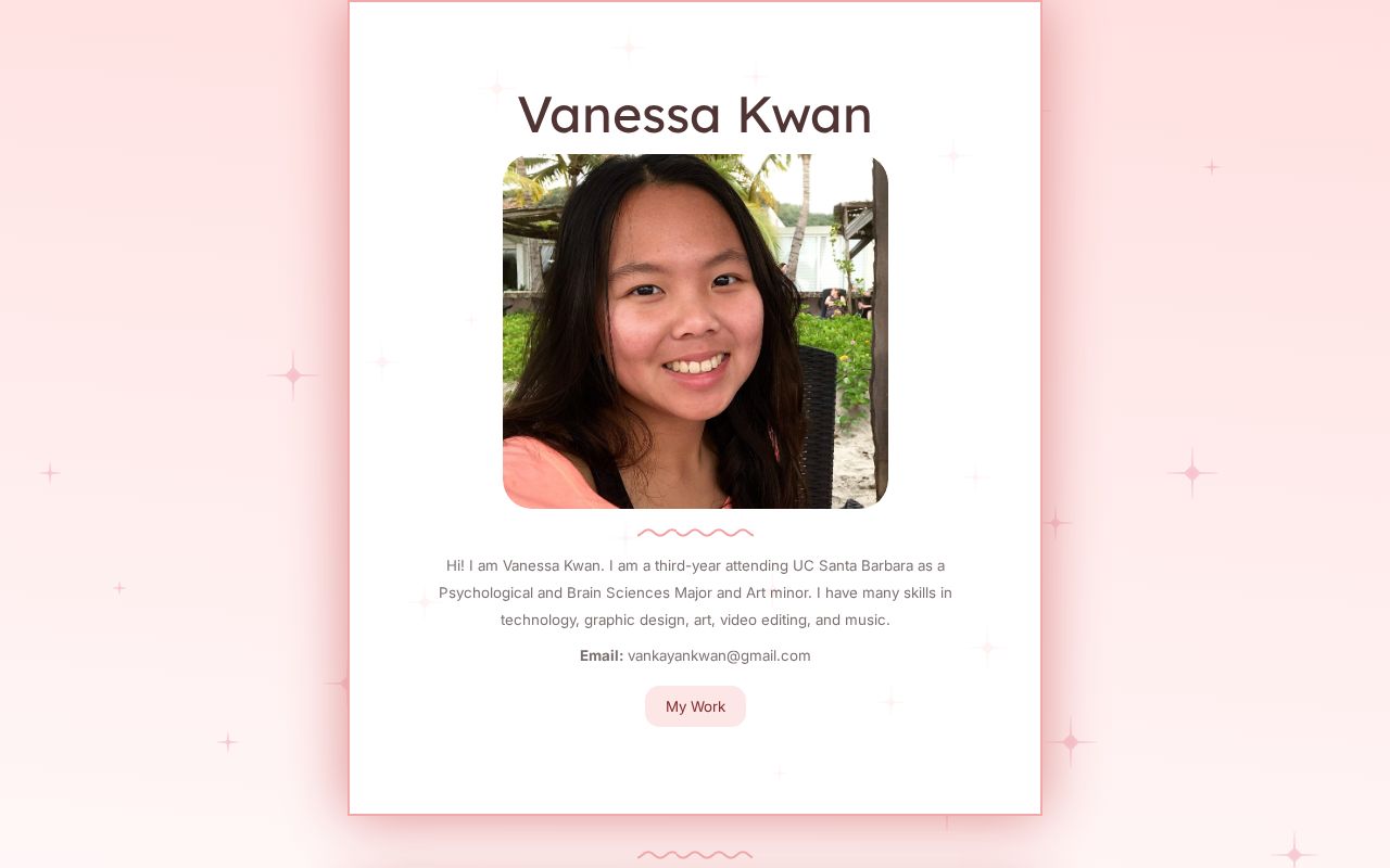 Vanessa Kwan's Portfolio